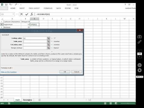 Microsoft Office Excel 2013 Vlookup Made Easy