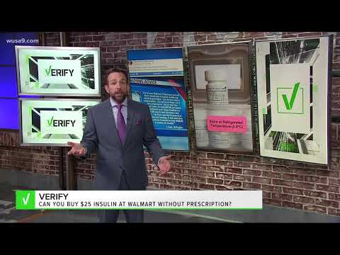 VERIFY: Can diabetics buy $25 'over-the-counter' insulin at Walmart?