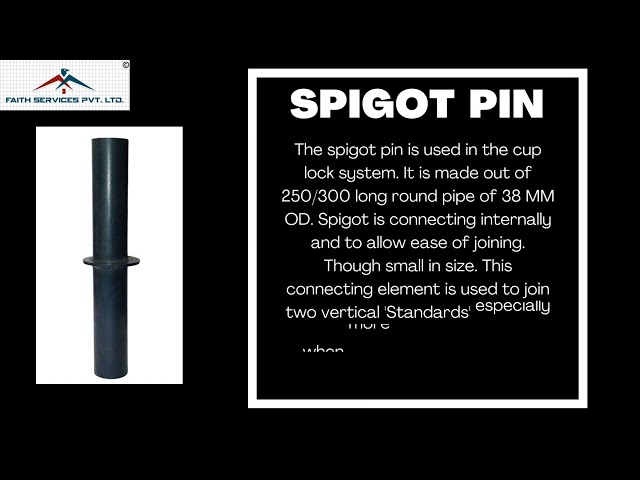 Mild Steel Round Pipe - Manufacturer of MS Spigot Joint Pin ...