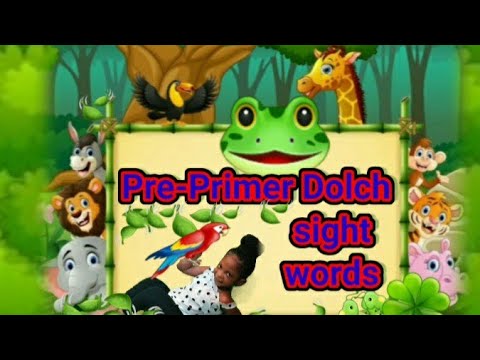 Pre-Primer Dolch Sight Words || Dijonae Jaynae Gordon