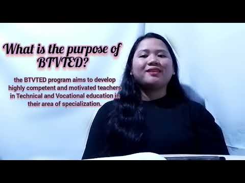 Informative information about BTVTED course.