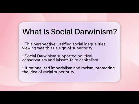 What Is Social Darwinism? - The Sociology Workshop