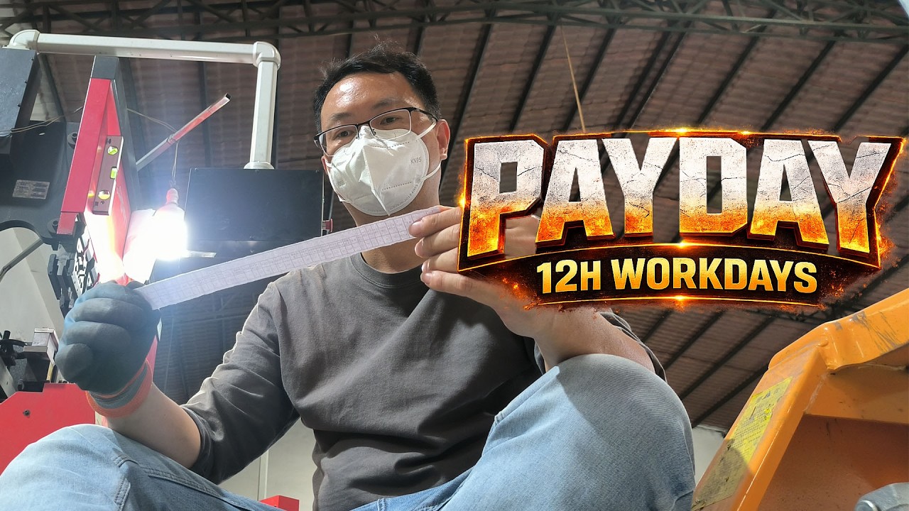 How Much Does a 40-Year-Old Father Really Make in China? | Working 26 Days a Month