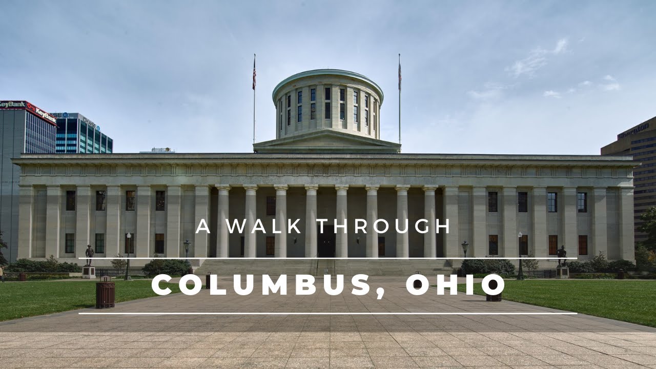 Columbus, OH | Ohio State Capitol and Downtown | Walk Through Ohio's Capital City | January 2021