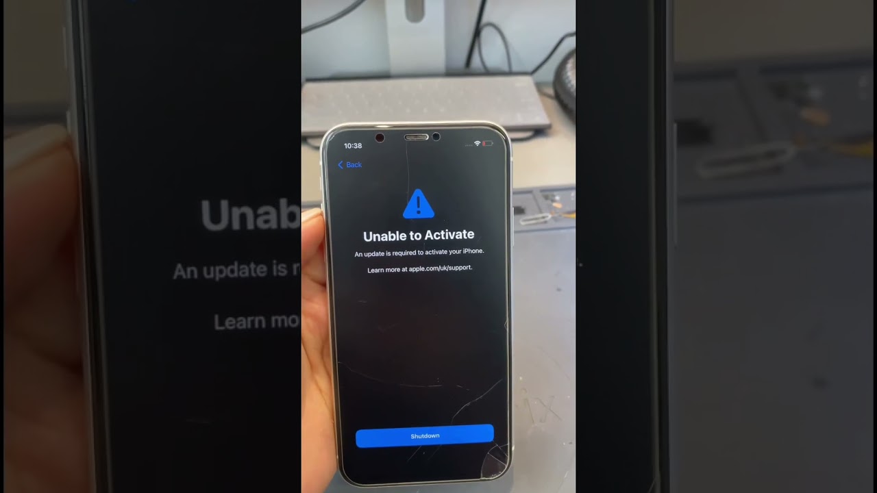 iPhone unable to activate: this is due to a failure in the connectivity circuit