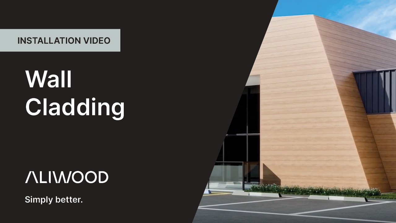 AliWood Wall Cladding installation video