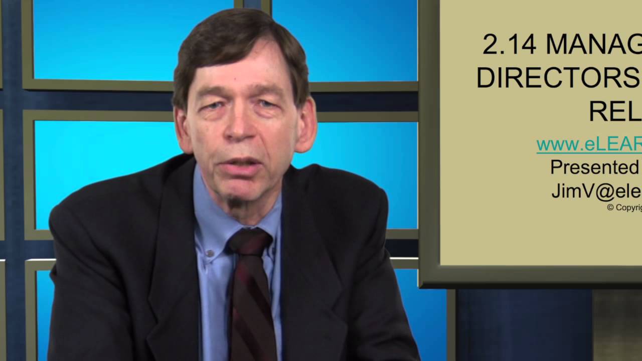 Investor Relations/Board of Directors (Lesson 2.14.1 Introduction)