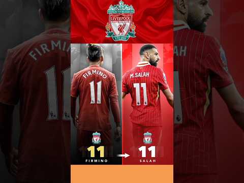 Liverpool Shirt Numbers, Then → Now 🔴💫 #shorts #football #trending ❤️🔥