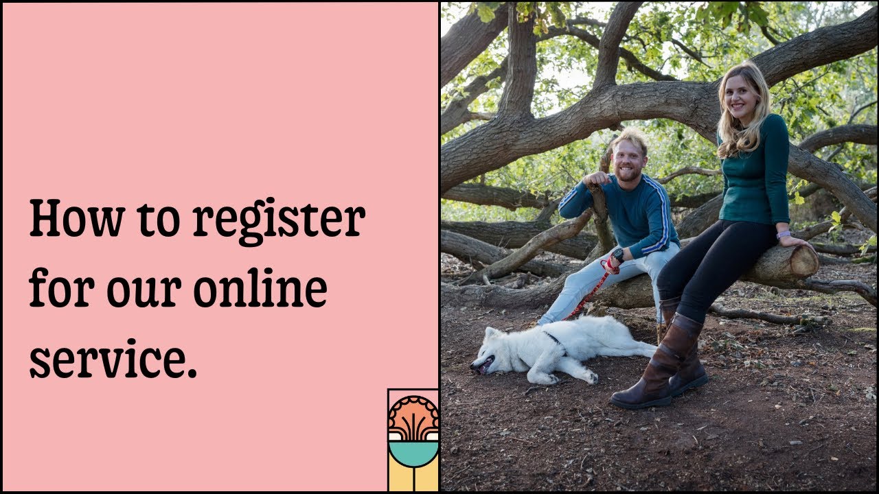 How to register for our online services