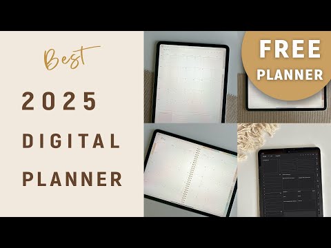 2025 Digital Planner for iPad & Android | FREE 2025 Planner | The Best Collection