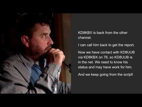 Demonstration of Radio Net Control (Radio KD8TTE 037)