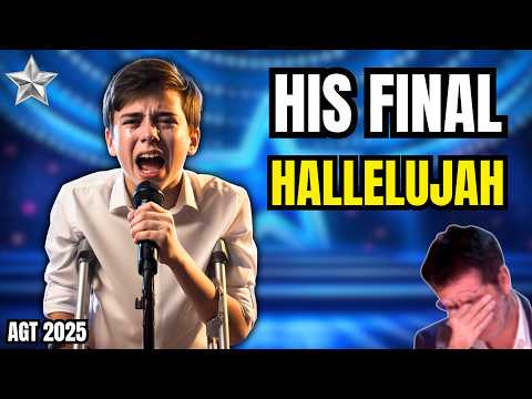 AGT 2025 SHOCK 14-Year-Old One-Legged Boy Sings Hallelujah for His Lost Parents - Judges in Tears