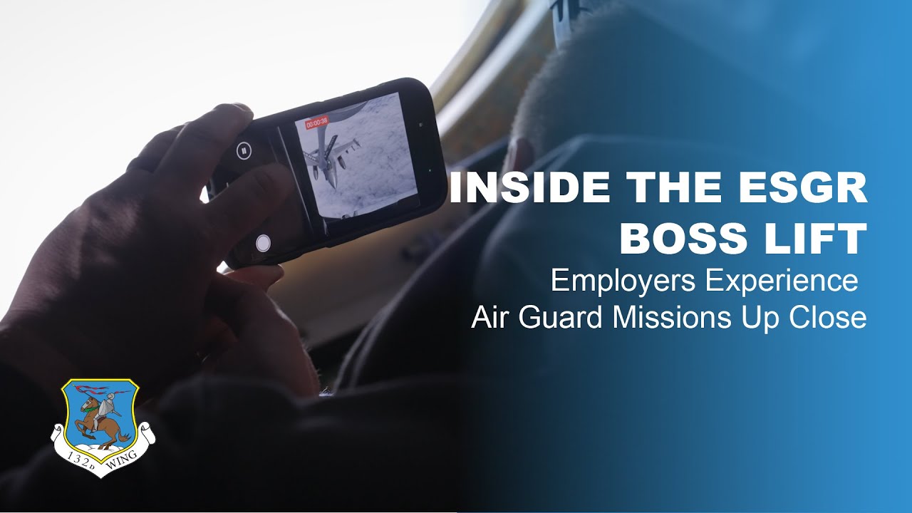 Inside the ESGR Boss Lift: Employers Experience Air Guard Missions Up Close