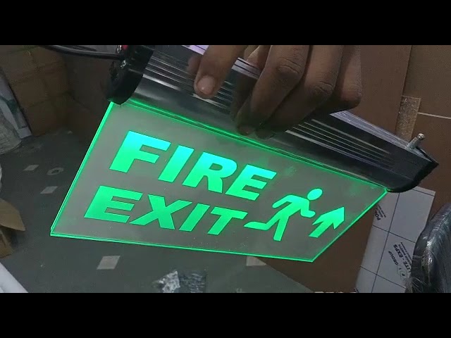 Sign Board - Acrylic Exit Signage Trader - Retailer from New Delhi