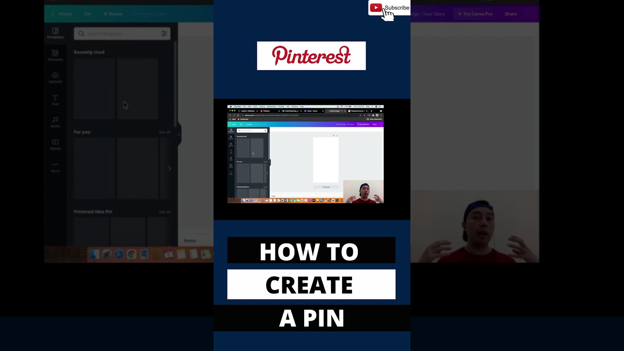 How to create a pin on Pinterest #shorts