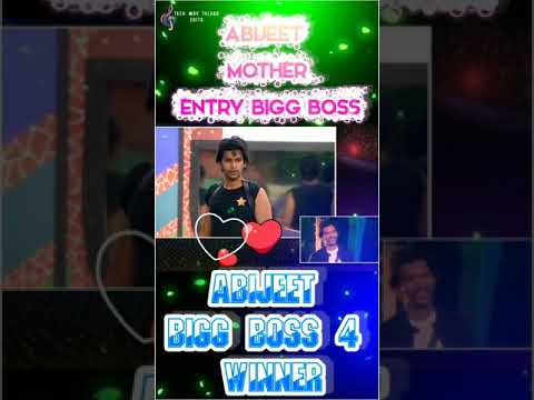 Abijeet Mother In Bigg Boss 4 Telugu||#Abijeet||Bigg Boss 4 Telugu Title Winner Abijeet/Abijeet Fans