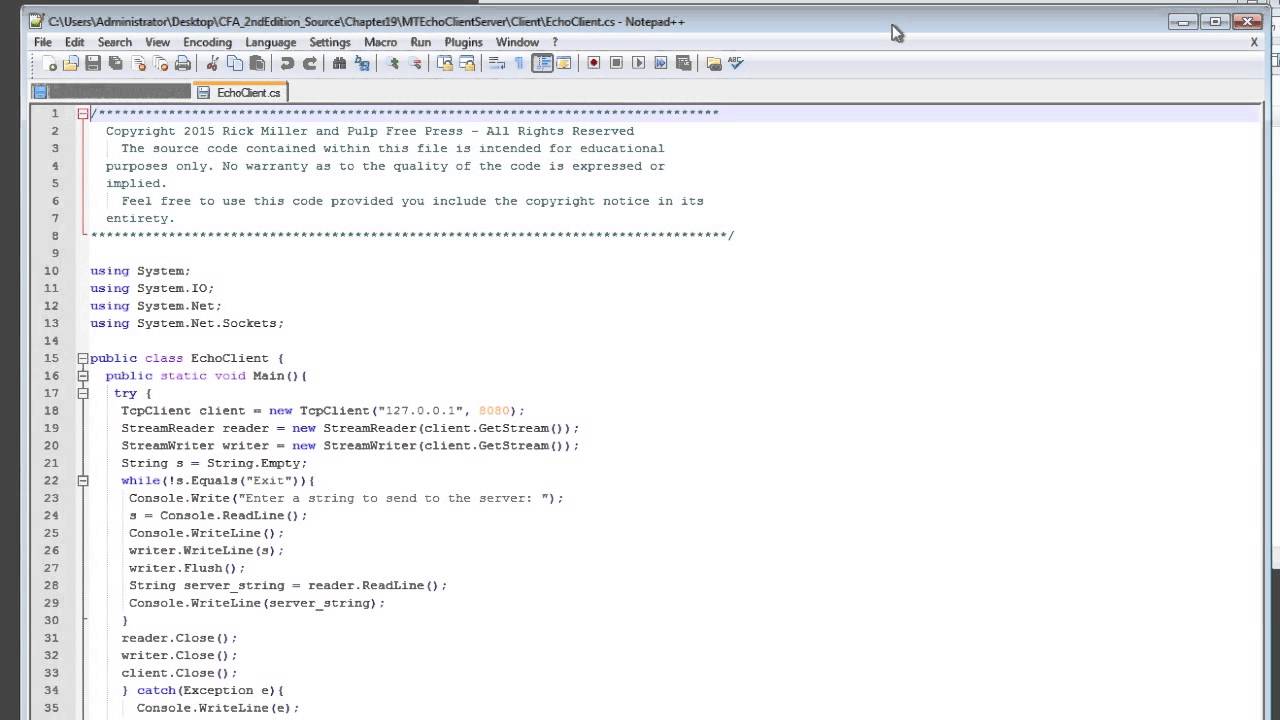 C# Network Programming: Create a Multithreaded Client-Server Application