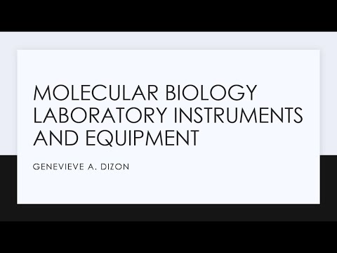 Molecular Biology Laboratory Instruments and Equipment