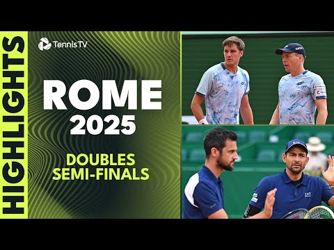 Arevalo/Pavic, Heliovaara/Patten & More Compete For Final Spot | Rome 2025 Doubles Semi-Finals