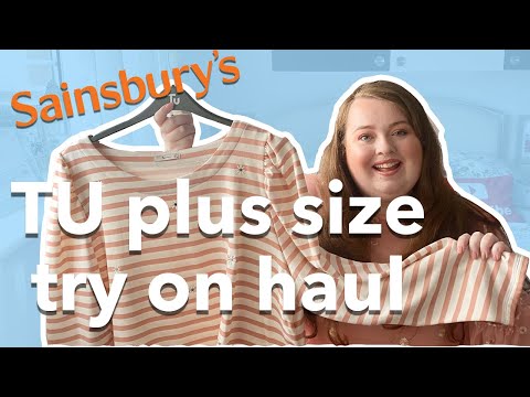 BATTLE OF THE SUPERMARKETS - TU SAINSBURY'S PLUS SIZE CLOTHING HAUL | try on 2021
