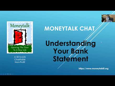 Understanding Your Bank Statement