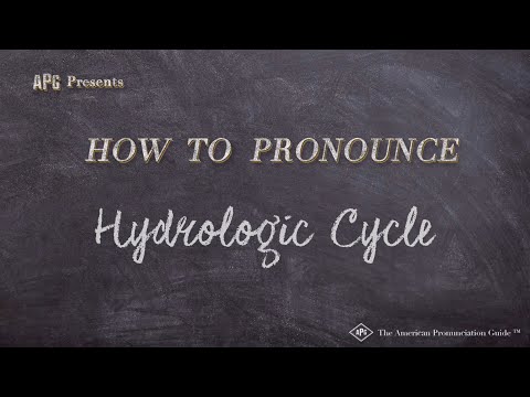 How to Pronounce Hydrologic Cycle (Real Life Examples!)
