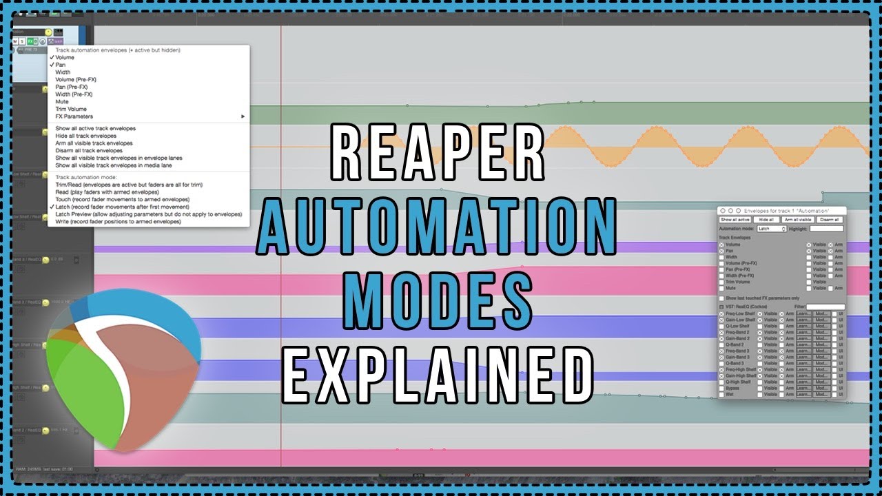 REAPER Automation Modes Explained