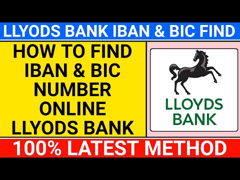 lloyds bank iban number where to find | iban & bic code llyods bank | Swift code