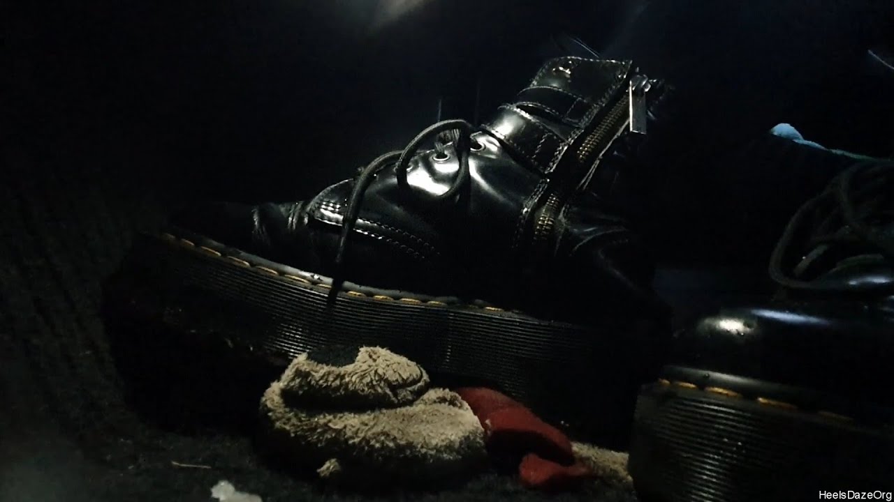 Candid Plushie Trample in Doc Martens Preview