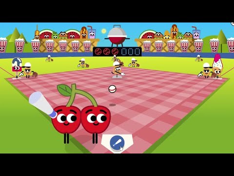 Google Doodle Baseball Fourth of July (2019): FASTEST 5 RUN GRAND SLAM WORLD RECORD (Cherry on Top%)