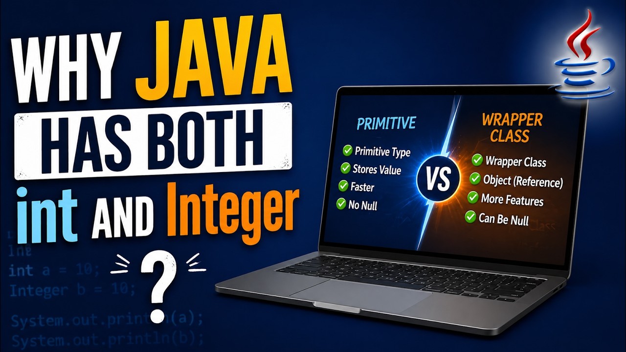 Java has both int and integer, why #javaee #interviewquestions #springboot