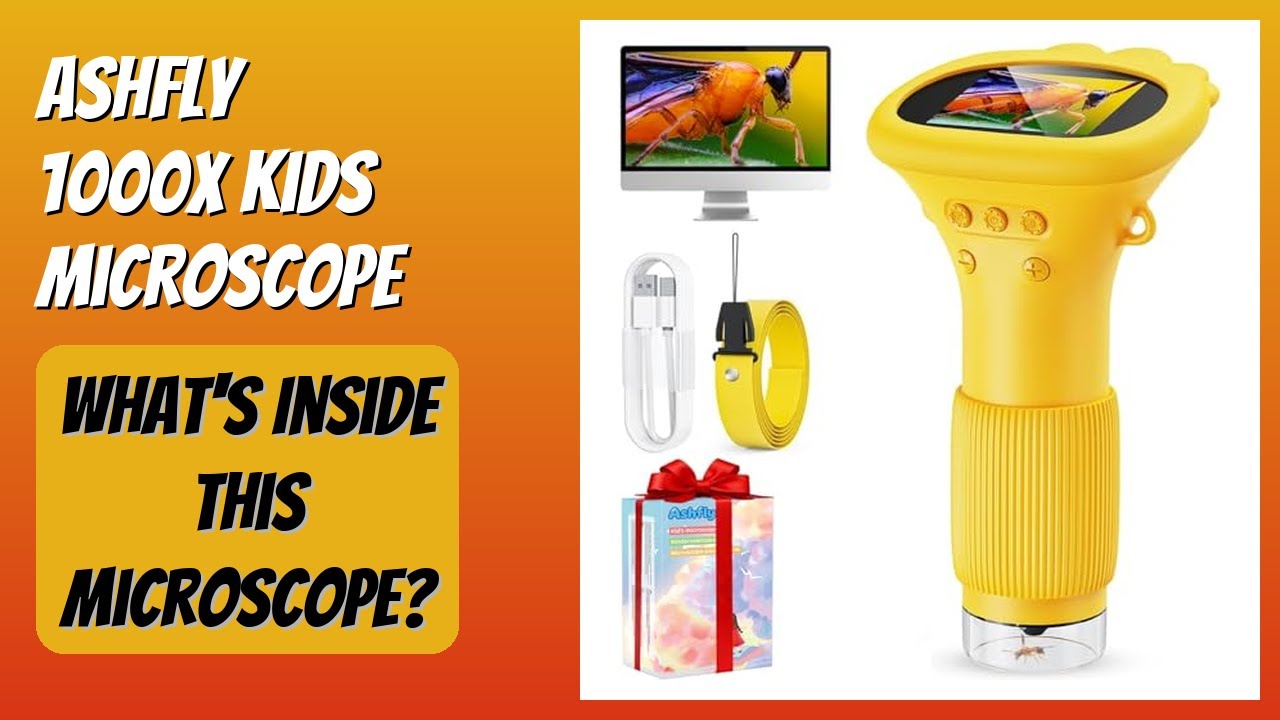 REVIEW (2026): Ashfly 1000X Kids Microscope. Features