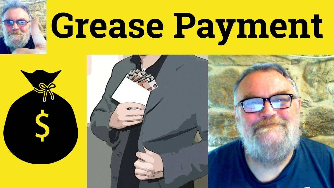 😎Facilitation Payment Meaning - Speed Money Defined - Grease Payment Definition Facilitating Payment