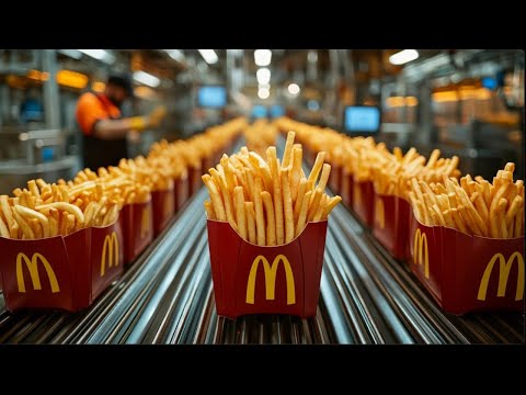 How McDonald’s French Fries Are Made In Factory | Fries Factory Process
