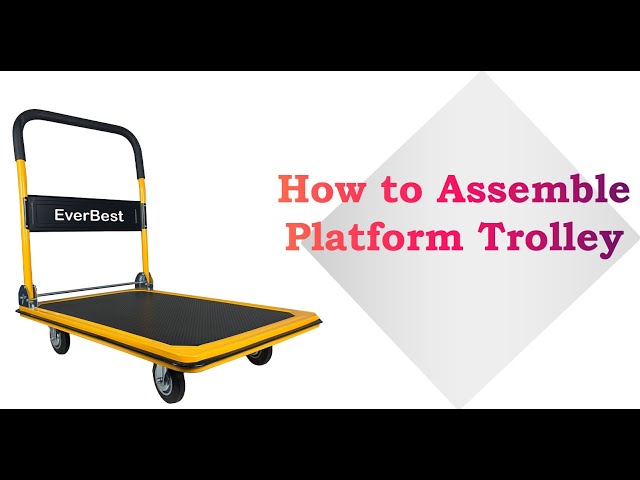 Platform Trolley - Welbuilt 3X4 Feet 1000 Kg Capacity Platform Trolley ...