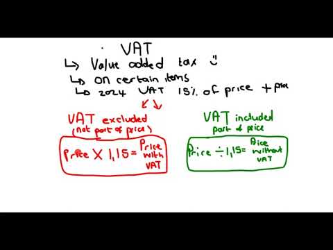 Calculate VAT - inclusive and exclusive of price