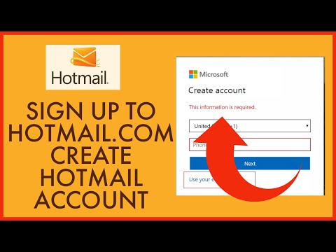 How To Sign Up To Hotmail Account? Create Hotmail.com Account | Outlook.live.com