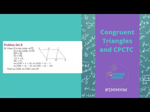 Geometry: Solve Problems with CPCTC