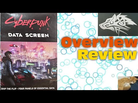 🤖 Overview & review of the Cyberpunk red Data screen from R.Talsorian Games / Sci-fi alt-history rpg