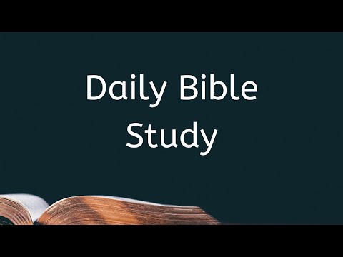 Daily Bible Study: A good name is better than being rich : Proverbs 22 ( 29 4 20)