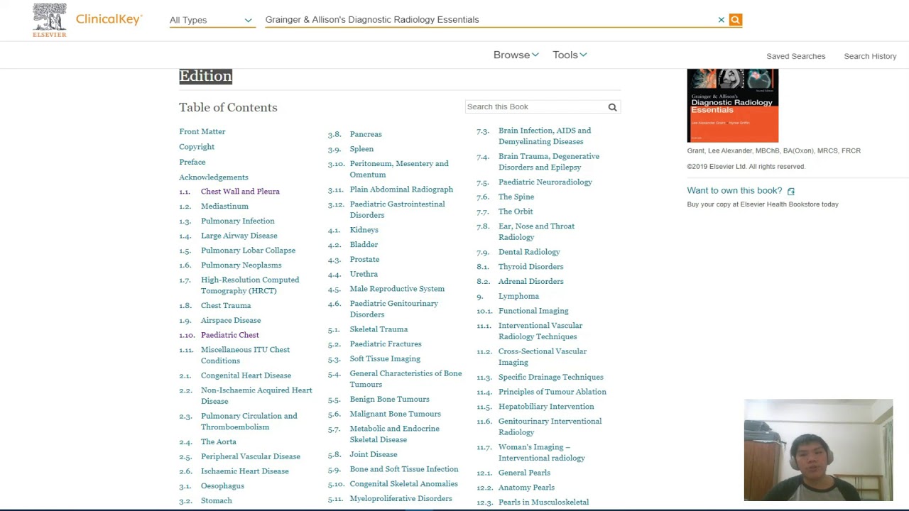 Book Review: Grainger & Allison's Diagnostic Radiology Essentials