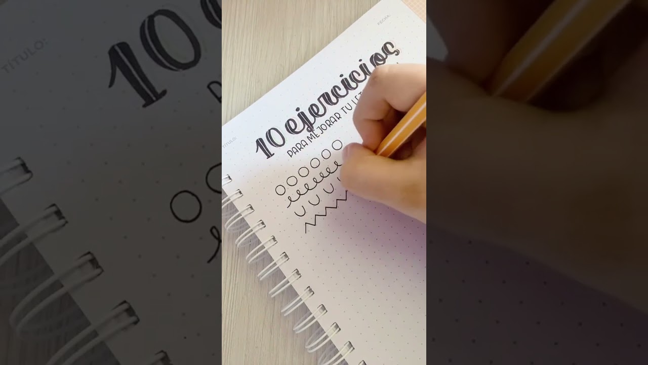 Ejercicios para mejorar tu letra🌱 #studygram #explore #explorepage #shorts #viral #shortviral