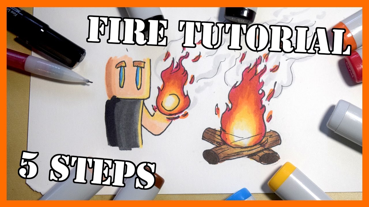 CARTOON FIRE TUTORIAL | 5 STEPS