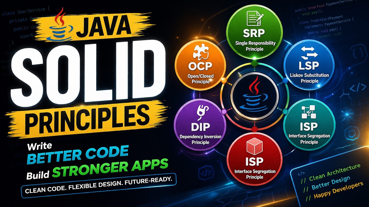 SOLID Principles Explained in Java (Simple & Practical) | Interview Ready | 2026