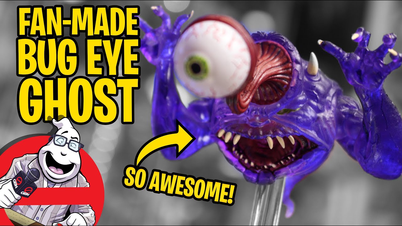 Amazing fan-made Real Ghostbusters Bug Eye Ghost action figure!