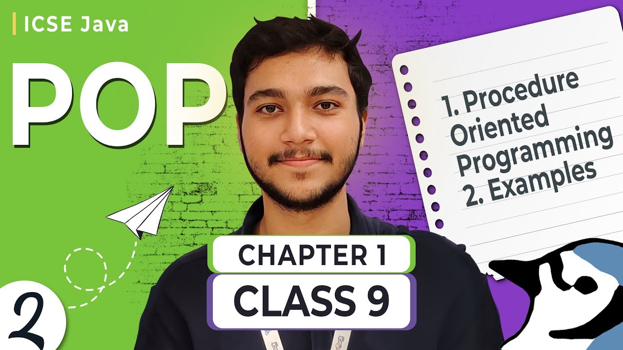 L002 | Procedure Oriented Programming | Class 9th | ICSE | Computer Applications | Java