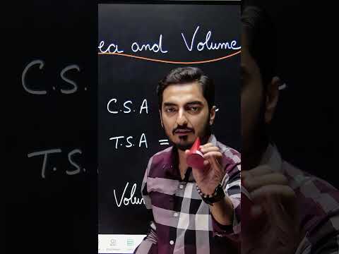 Are You Familiar with CSA, TSA, and Volume of Cone? #maths #math