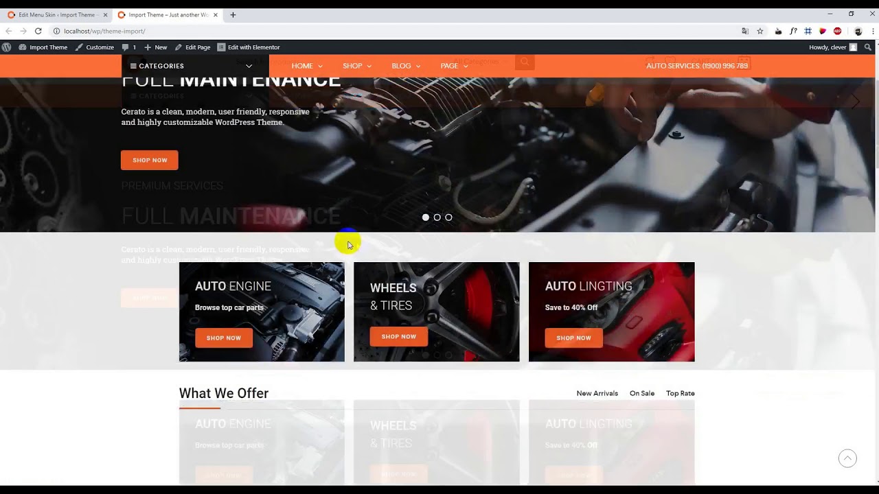 How To Install Theme Cerato