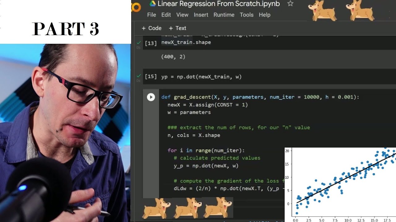 Linear Regression and Gradient Descent From Scratch (Just Python and Numpy) | Part 3 | Object Coding
