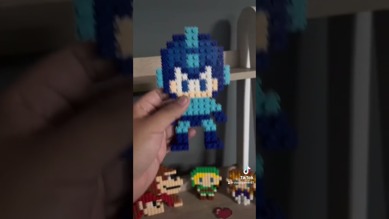 Megaman pixel! #megaman #pixelart #coleccion #collection #rockman #gamer #flower #link #yoshi #fyp